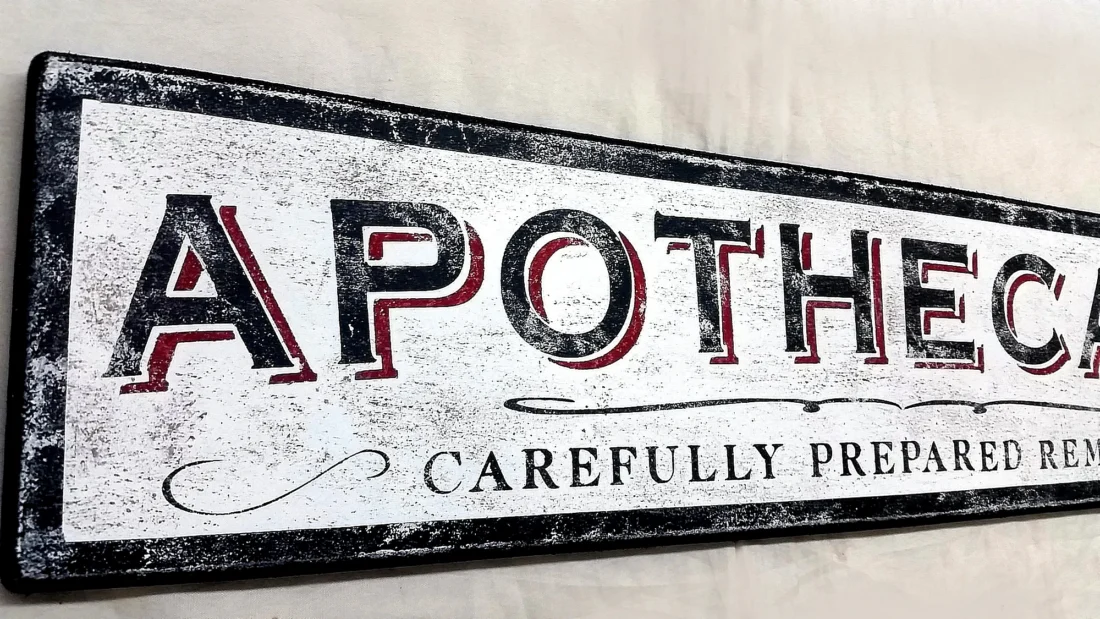Apothecary Sign - Sign Treasure