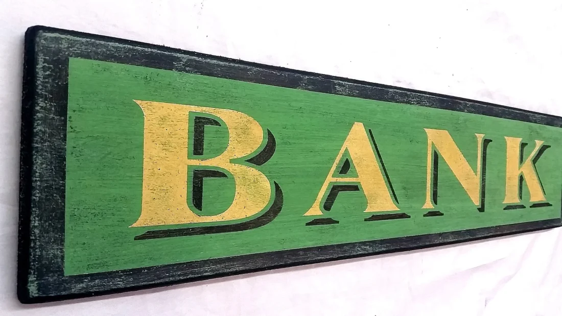 Bank Sign - Sign Treasure